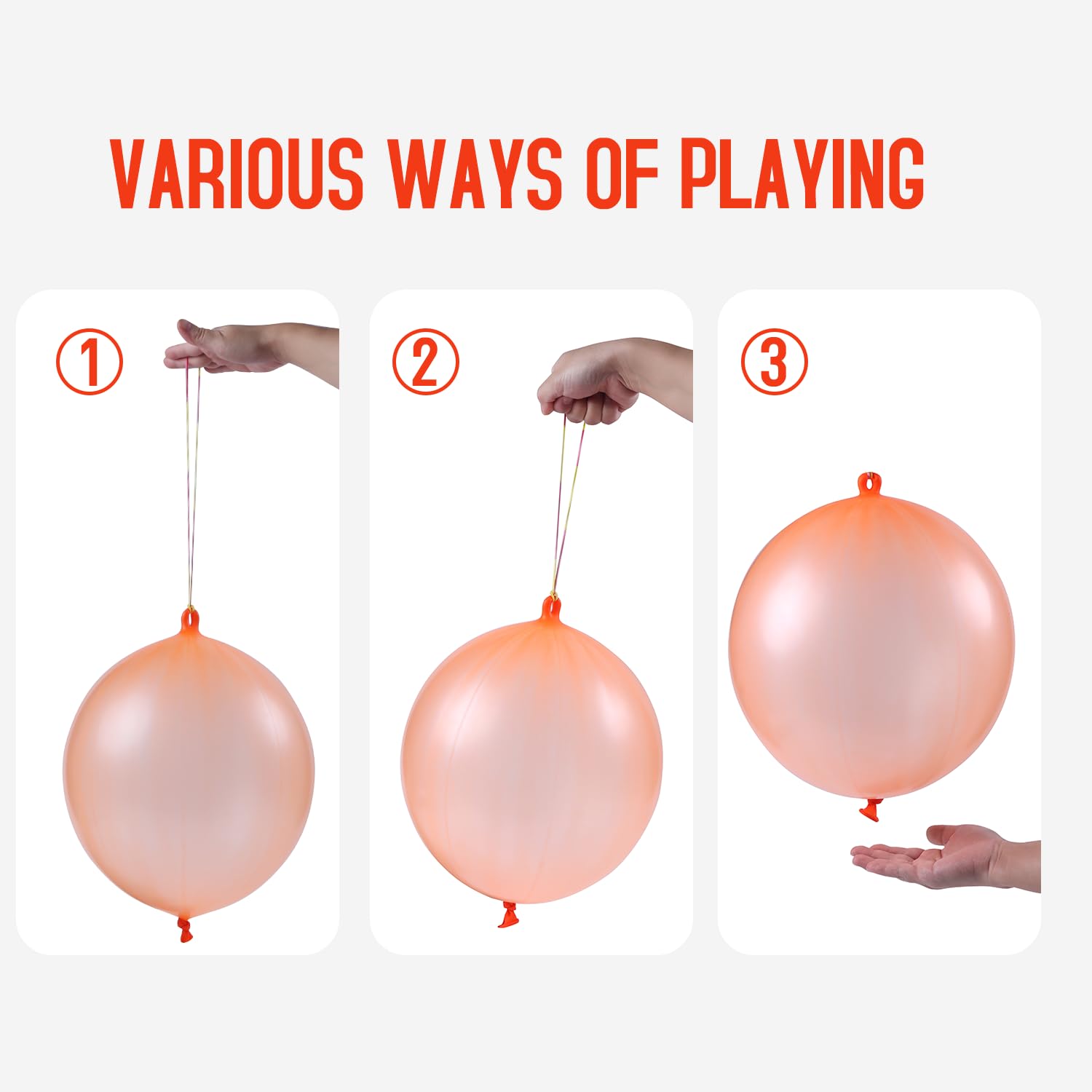 14Pcs Heavy Duty Punch Balloons - Party Favors for Kids, Fun Balloons