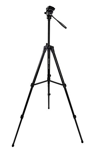 Celestron Ultima Pan Tilt Head Tripod - Excellent Choice for a Spotting Scope, Binocular or Camera (93612),Black