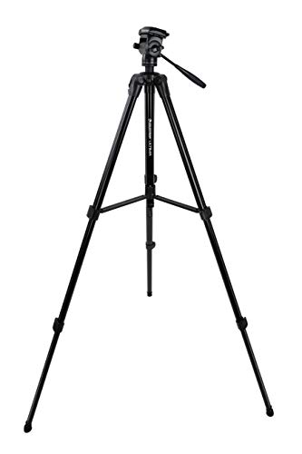 Celestron Ultima Pan Tilt Head Tripod - Excellent Choice for a Spotting Scope, Binocular or Camera (93612),Black