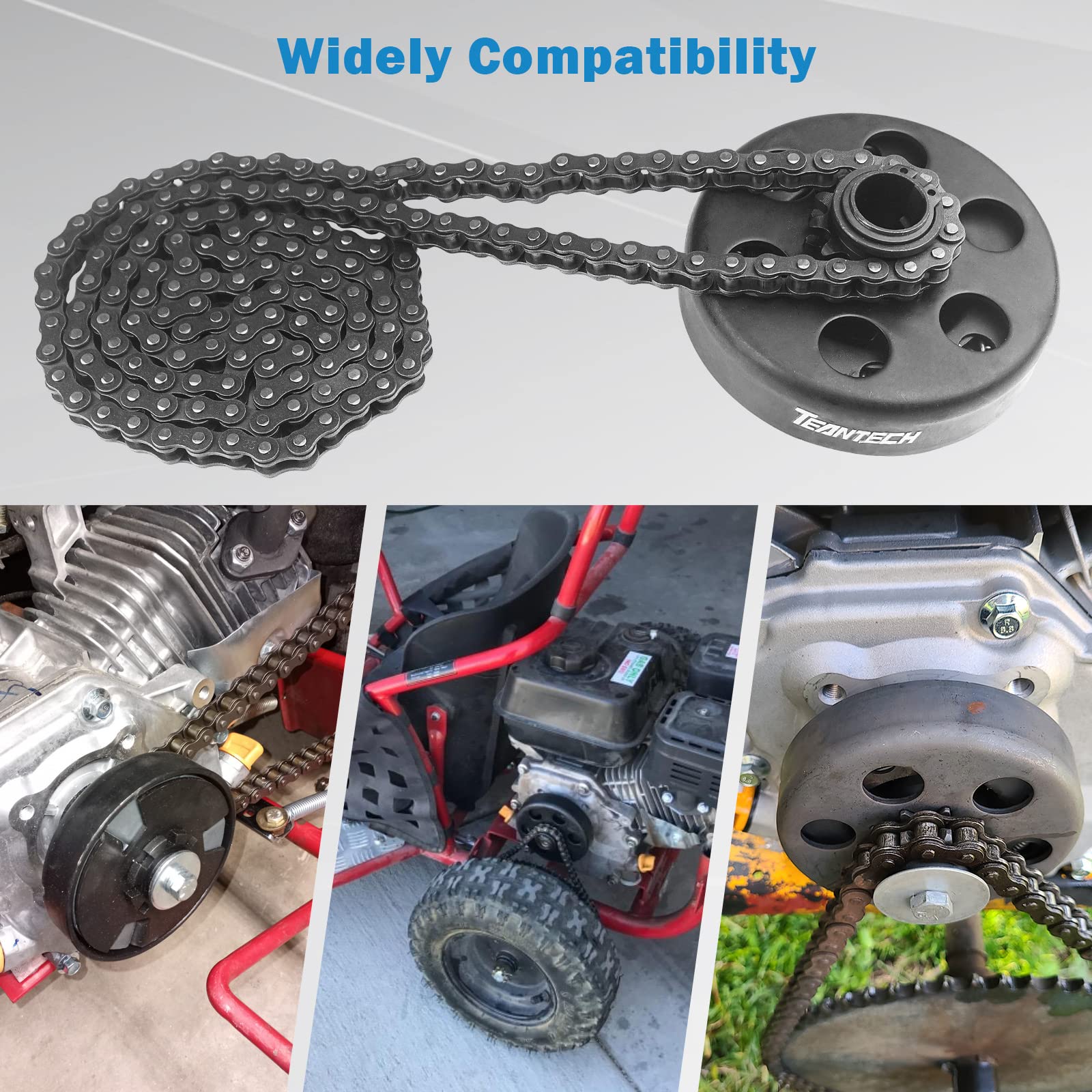 Go Kart Clutch 5/8 Bore 35 Chain 11 Tooth Sprocket for Go Kart Mini Bike
