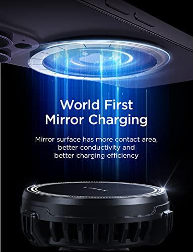 LISEN for MagSafe Car Mount Charger, [Ice Cooling Charging] 15W Wireless Phone Car Charger Mount, Hands Free iPhone Car Holder Mount Fit for iPhone 14 13 12 Pro Max Plus Mini MagSafe Case