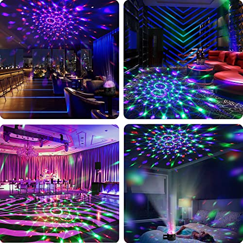 Litake Party Lights,Strobe Lights for Parties,Sound Activated Disco Ball Lights with Remote,RGB 7 Colors Changing Disco DJ Lights for Home Party Room Dance Club Xmas Birthday Wedding Show -2 Packs