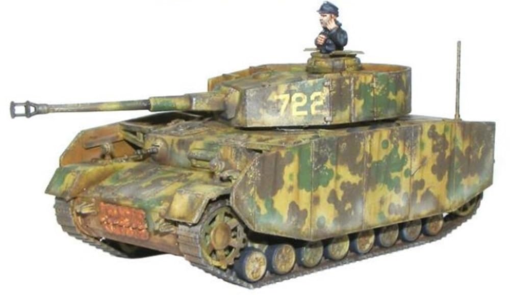 Bolt Action Panzer IV Ausf. F1/G/H Medium Tank 1:56 WWII Military Wargaming Plastic Model Kit