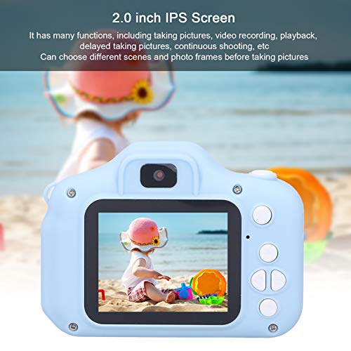 Binyalir Children Camera Toy, Children Camera Portable Easy to Operate for Gifts for Children(Blue)