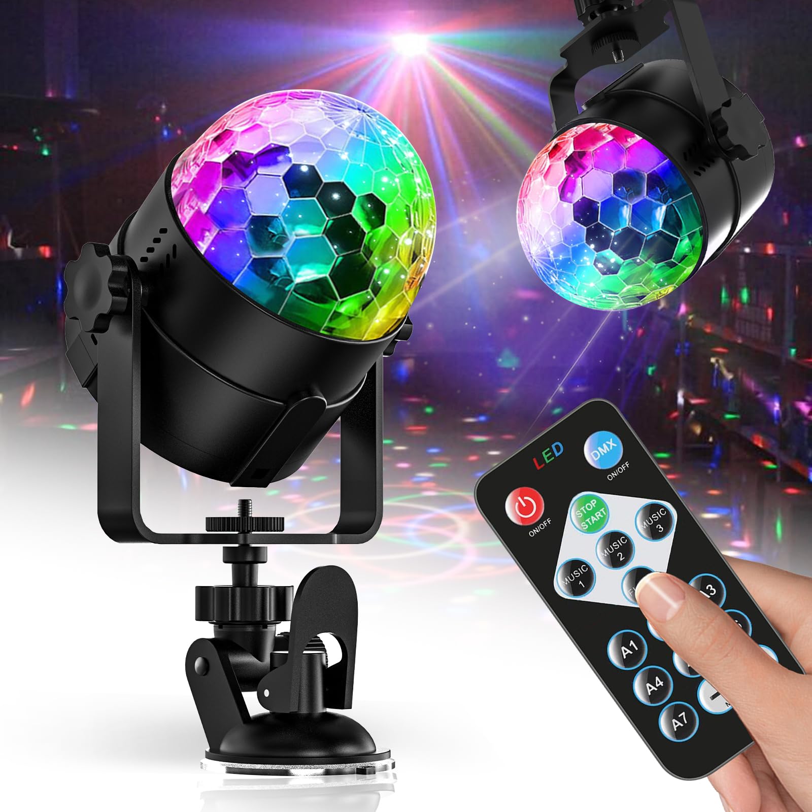 KUNHAK LED Ball Light,Rechargeable Bike Lights, Ultra Bright Bicycle Lights for Night Riding, Road Mountain Bike Accessories for Kids Adults
