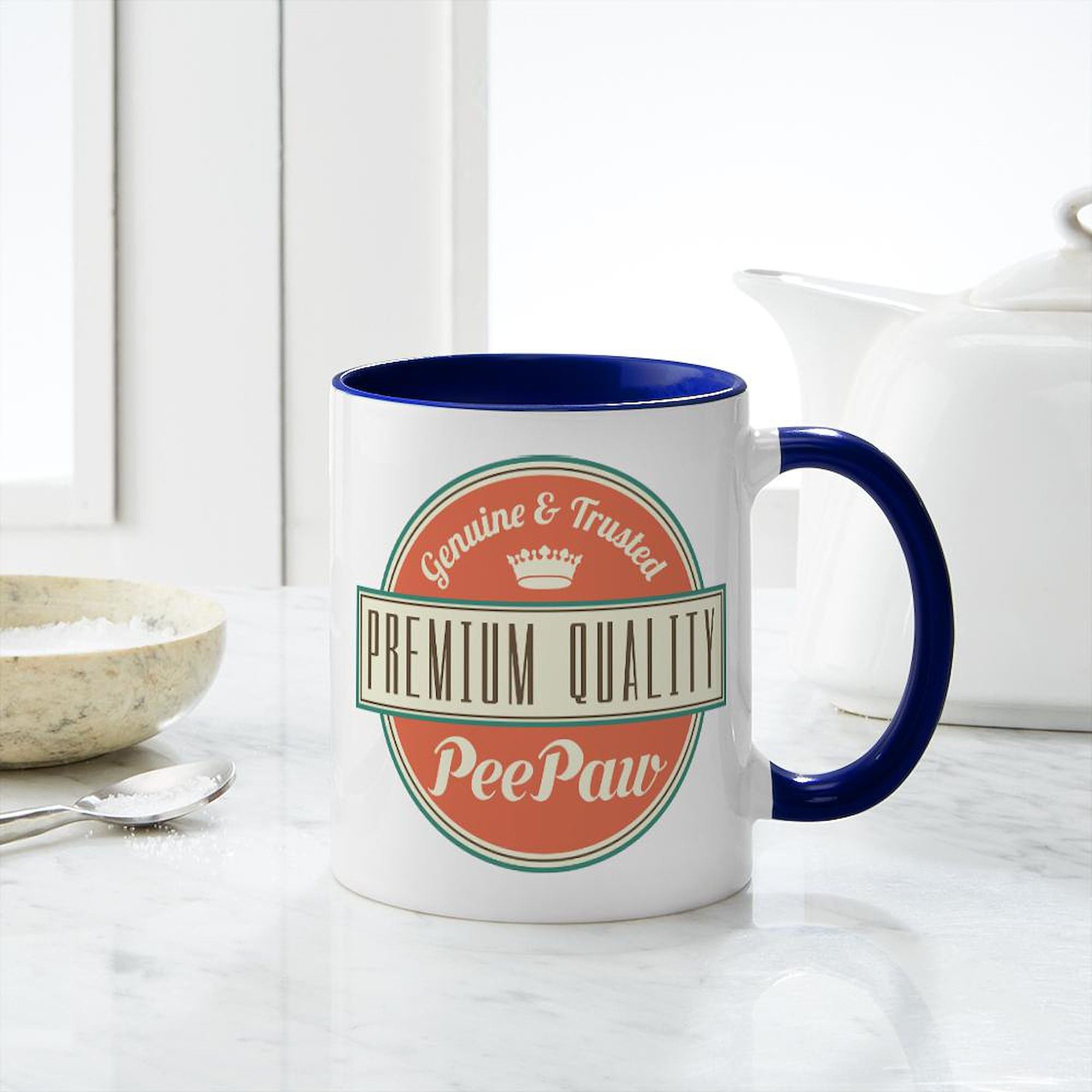 CafePress Vintage Peepaw Mug Ceramic Coffee Mug, Tea Cup 11 oz