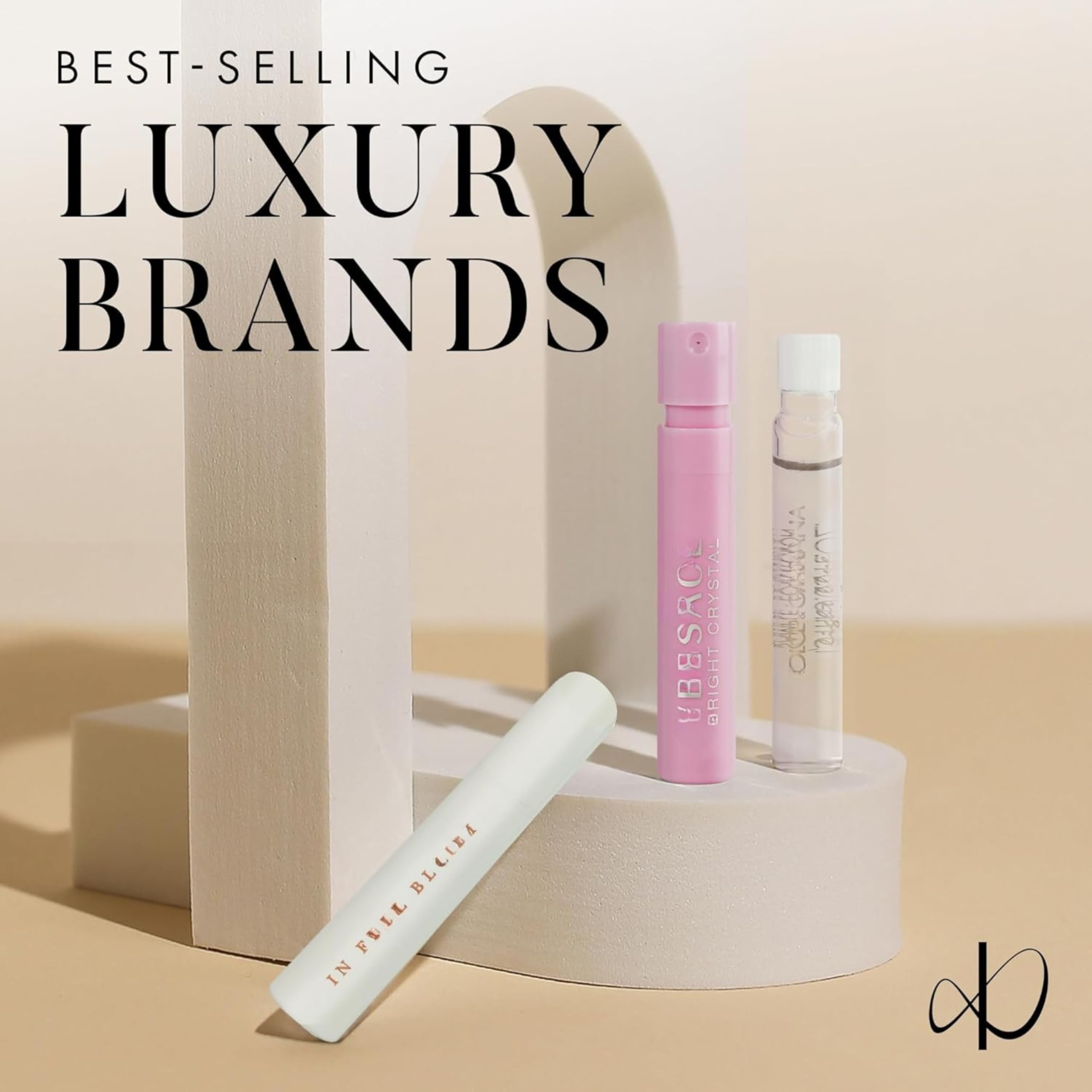 Infinite Scents Perfume Sampler Set for Women: 12 High-End Designer Perfumes + Expert Scent Guide + Deluxe Velvet Gift Pouch for Girlfriend, Wife, Mother