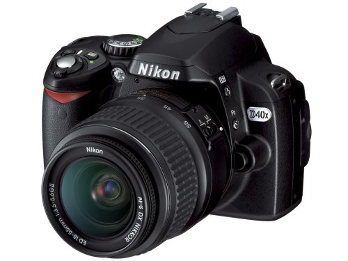 Nikon D40X DSLR Camera with 18-55mm f/3.5-5.6G ED II AF-S DX and 55-200mm f/4.5-5.6G ED AF-S DX Zoom-Nikkor Lens