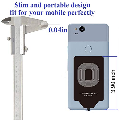 Wireless Charging Receiver Charger Adapter for LG Stylo 5 4 G5 V20 K31 Samsung Galaxy A71 A70 A20 A10 J7 Google Pixel 2 XL Essential Phone Moto G7 Z2 Force Play G6 Plus HTC USB Type C Android Charge