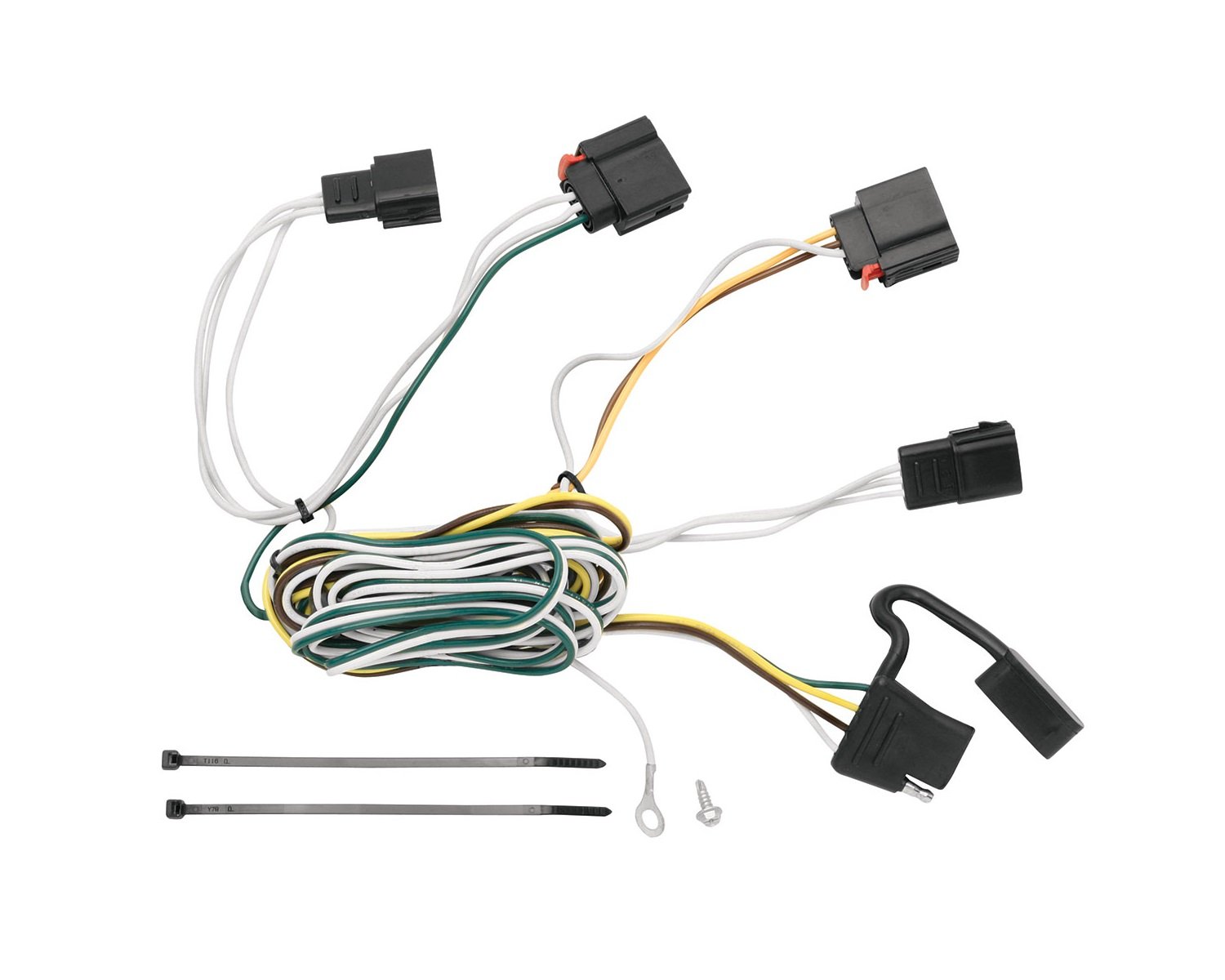 Tekonsha 118425 T-One® T-Connector Harness, 4-Way Flat, Compatable with 2007-2013 Jeep Grand Cherokee