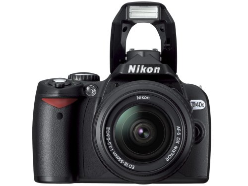 Nikon D40X DSLR Camera with 18-55mm f/3.5-5.6G ED II AF-S DX and 55-200mm f/4.5-5.6G ED AF-S DX Zoom-Nikkor Lens