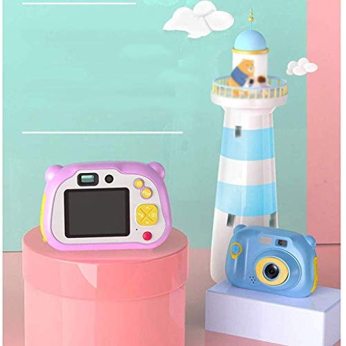 LKYBOA Children's Digital Camera - Kids Camera, Rechargeable Children Digital Camera with Memory Card Shockproof (Color : Purple)