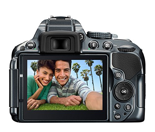 Nikon D5300 24.2 MP CMOS Digital SLR Camera with Built-in Wi-Fi and GPS Body Only (Grey)