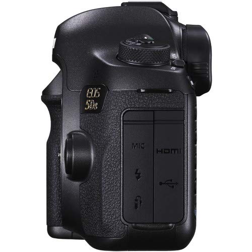 Canon EOS 5DS DSLR Camera (Body Only) 0581C002 - Pro Bundle with Sandisk Extreme 32GB SD, LED Light Kit, 12" Gripster, Gadget Bag, HDMI Cable and More