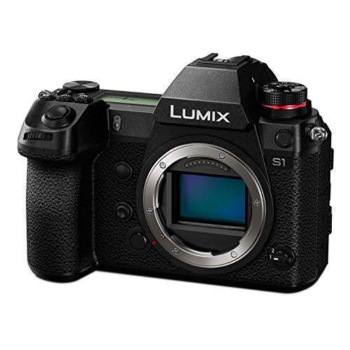 Panasonic LUMIX S1 Full Frame Mirrorless Camera with 24.2MP MOS High Resolution Sensor, L-Mount Lens Compatible, 4K HDR Video and 3.2? LCD - DC-S1BODY (Renewed)