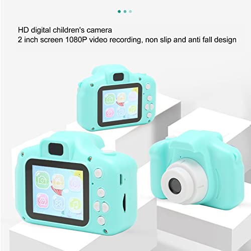 Kids Camera, 2.0 Inch IPS Screen HD 1080P Multifunction Mini Digital Camera Antidrop for Children's Gifts