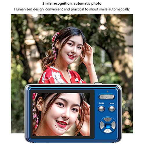 LINXHE Digital Camera 2.7 inch HD Camera Compact Camera Pocket Camera,8X Digital Zoom Rechargeable Small Digital Cameras for Kids,Beginners (Color : Black, Memory Card : with 8g Memory Card)