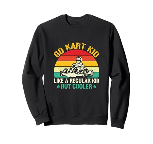 Funny Go Kart Racing Kids Boy Girl Karting Go Kart Racer Sweatshirt