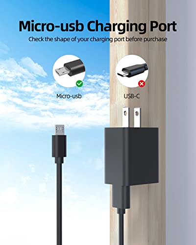 Fast Quick Charger Fit for Samsung Galaxy S6/S7 Edge/Active/Edge+, S4/S5 Active/Developer Edition/Mini/Zoom, S II/S III Mini, Galaxy A6/A10, Convoy 3/4, Gusto 3, Rugby 4/ III Phone Power Adapter Cord