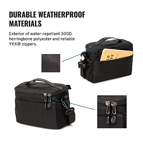 Tenba BYOB 7 Camera Insert - Turns any bag into a camera bag for DSLR and Mirrorless cameras and lenses β Black (636-626)