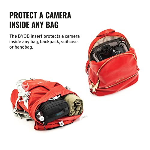 Tenba BYOB 7 Camera Insert - Turns any bag into a camera bag for DSLR and Mirrorless cameras and lenses β Black (636-626)