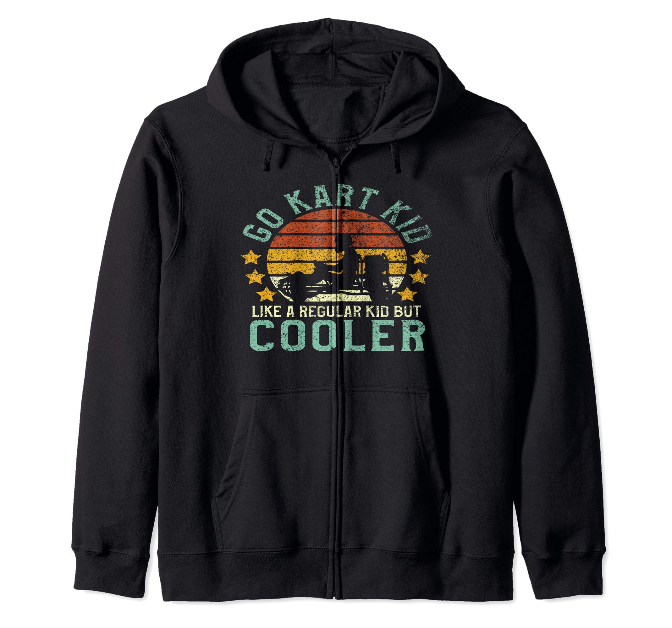 Go Kart Kid | Funny Go Cart Racing Go Karting Driver Gift Zip Hoodie