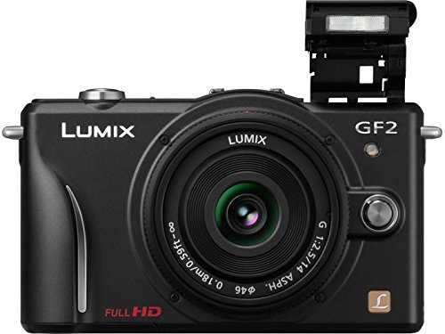 Panasonic Lumix DMC-GF2 12 MP Micro Four-Thirds Mirrorless Digital Camera with 3.0-Inch Touch-Screen LCD and 14-42mm Lens (Black)
