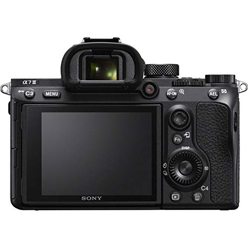 Sony Alpha a7 III Mirrorless Digital Camera - Body Only with Deluxe Striker Bundle: Includes β Memory Cards, Large Tripod, Camera Bag, Extra Battery, Cleaning Kit, and More