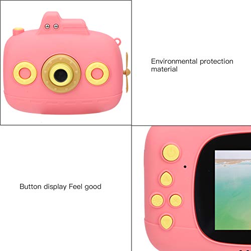 Mxzzand Children Camera Toy Children Digital Camera Video Camera Children for Outdoor Play (Pink)