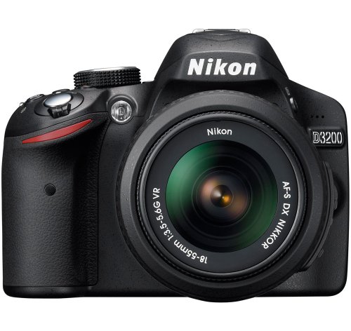 Nikon D3200 24.2 MP CMOS Digital SLR with 18-55mm VR and 55-200mm Non-VR DX Zoom Lenses