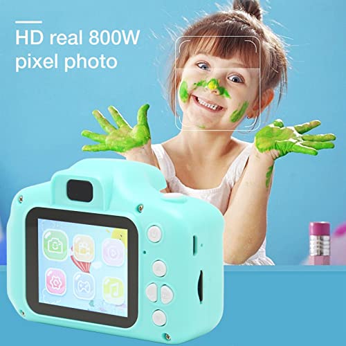 Kids Camera Mini Digital Camera 2.0 Inch IPS Screen Filter Drop Resistance Cartoon HD 1080P Multifunctional for Kids Gifts