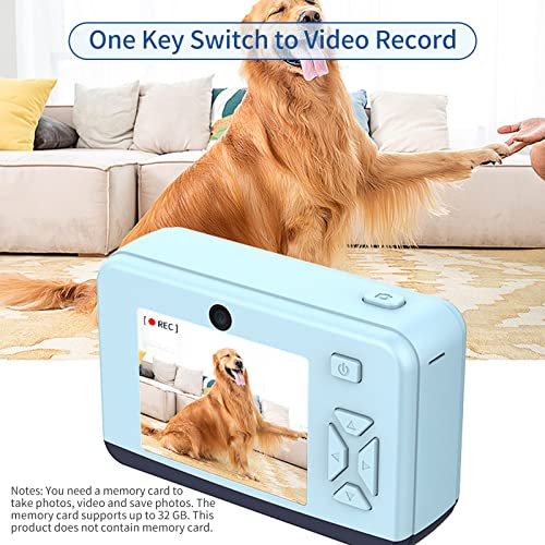 BISOFICE Portable Students Camera 20M Camera Auto Focus 2.0'' IPS Screen 1080P Video Record Mini Selfie Camera Learning Toy Christmas Birthday Gift Holiday Travel