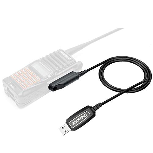 Original Baofeng USB Programming Cable PL2303 Chip Drive Free Win11 for BaoFeng Waterproof Two Way Radio UV-9R Plus (Including UV-9RPRO UV-9G GT-3WP UV-XR and Many More) USA Warranty Gmrs Radio