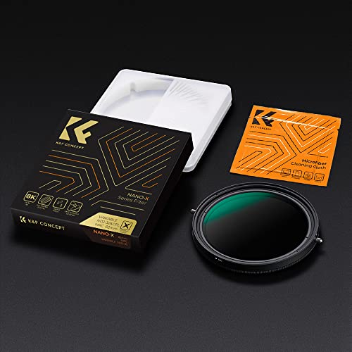 K&F Concept 67mm Variable Fader ND2-ND32 ND Filter and CPL Circular Polarizing Filter 2 in 1 for Camera Lens No X Spot Waterproof Scratch Resistant (Nano-X Series)