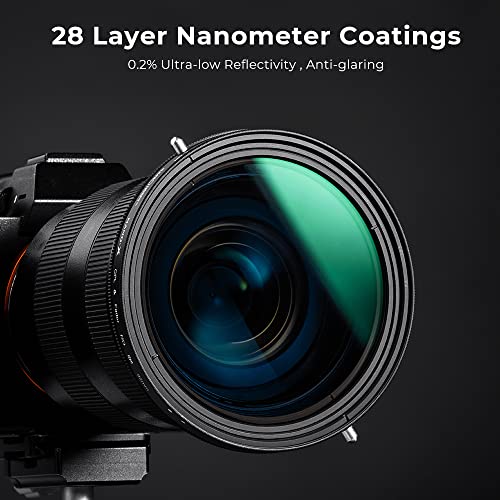 K&F Concept 67mm Variable Fader ND2-ND32 ND Filter and CPL Circular Polarizing Filter 2 in 1 for Camera Lens No X Spot Waterproof Scratch Resistant (Nano-X Series)