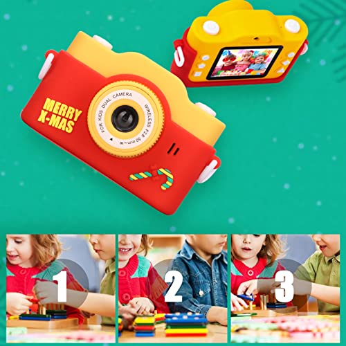 Children's Camera, Kids Digital Selfie Camera, 20MP HD Children Video Camera with MP3 Function, for 3-10 Years Old