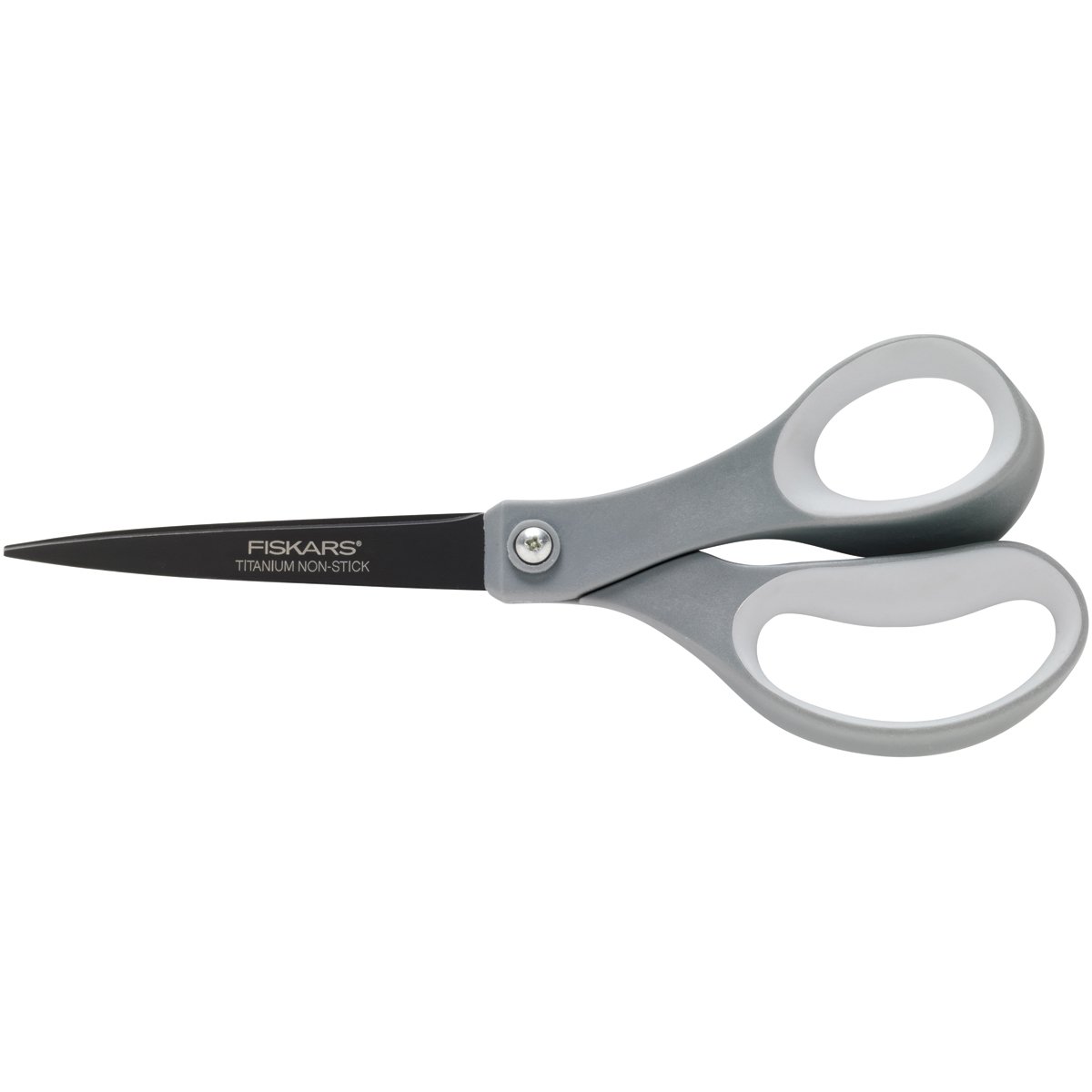 Fiskars 1541301001 Non-Stick Titanium Softgrip Scissors, 8" Length, 3 1/10" Cut
