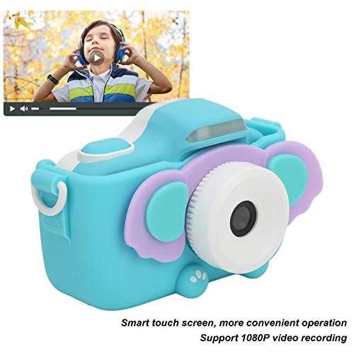 Shanrya Kids Digital Camera, 1080p Digital Children Camera 48MP Dual Camera 1000mAh Rechargeable Anti Fall for Gifts