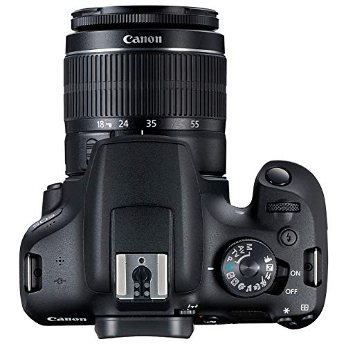 Canon EOS 2000D / Rebel T7 DSLR Camera w/ 18-55mm F/3.5-5.6 is II Lens + 32GB SD Card + More (Renewed)
