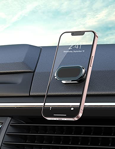 obdowuge 【2 Pack】 Magnetic Phone Holder for Car[8 x Upgrade Magnet] Phone Mount for Car,Car Phone Holder Mount 360 Adjustable, Dashboard Car Mount Fits Samsung iPhone etc All Smartphones