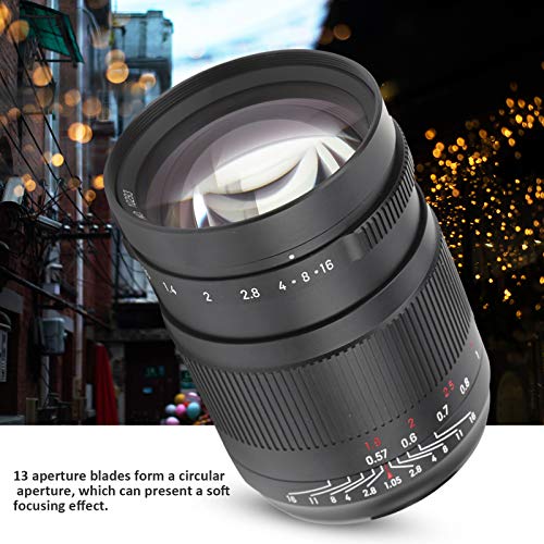 Vipxyc Camera Lens, F1.05-16 50mm Manual Focus Lens Z Mount Full Frame/APS Lens Black for Nikon Z6/Z7/Z50/Z6II/Z7II Camera