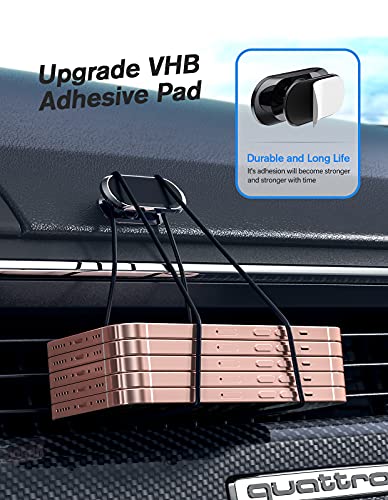 obdowuge 【2 Pack】 Magnetic Phone Holder for Car[8 x Upgrade Magnet] Phone Mount for Car,Car Phone Holder Mount 360 Adjustable, Dashboard Car Mount Fits Samsung iPhone etc All Smartphones