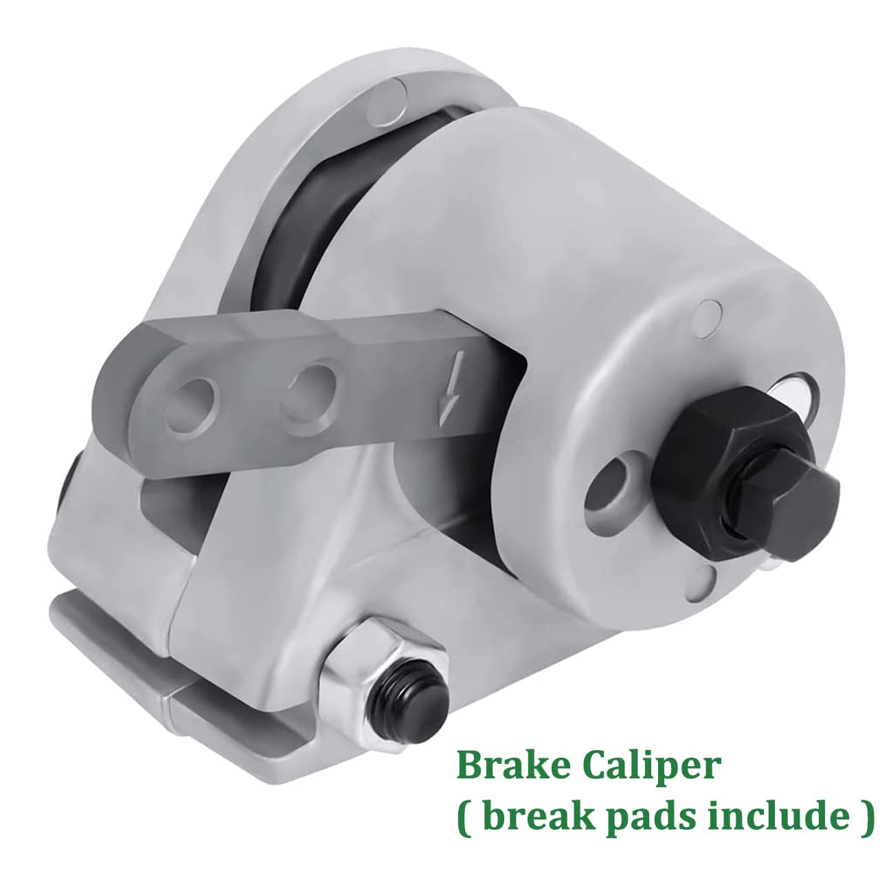 Go Kart Brake Caliper and Disc Part Compatible with Mancoo, Yerf- Dogg, Predatorr 196cc 212cc Mini Bike 𝑼𝒑𝒈𝒓𝒂𝒅𝒆 1In Bore Disc and Mechanical Brake Caliper, Go Kart Brake System