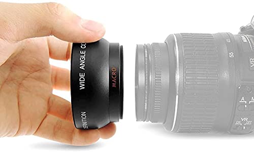 Ultra Deluxe Lens Kit for Canon Rebel T3, T5, T5i, T6, T6i, T7i, EOS 80D, EOS 77D Cameras with Canon EF-S 18-55mm is II STM Lens - Includes: 7pc 58mm Filter Set + 58mm Wide Angle and Telephoto Lens