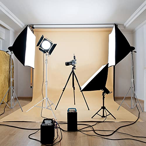 Stainless Steel Heavy Duty Photography Tripod Light Stand, 9.19 Feet/2.8m Studio Lighting Tripod for Speedlight, Strobe Light, Softbox, Umbrella