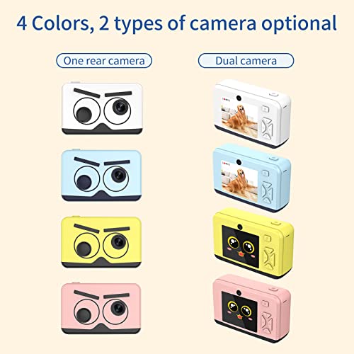 BISOFICE Portable Students Camera 20M Camera Auto Focus 2.0'' IPS Screen 1080P Video Record Mini Selfie Camera Learning Toy Christmas Birthday Gift Holiday Travel