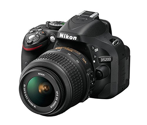 Nikon D5200 Digital SLR with 18-55mm & 55-200mm Non-VR Lenses (Black) (Discontinued by Manufacturer)