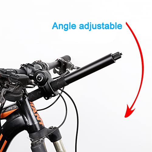 Third Person Perspective Handlebar Mount +114CM Invisible Selfie Stick for Bike Motorcycle Ride Tracking Shooting for Insta360 ONE X3,X2,X,RS,R 360 Camera