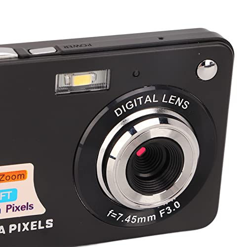 4K Digital Camera, 48MP Vlogging Camera Anti Shake Pocket Camera with 2.7 Inch LCD Screen, 8X Digital Zoom Travel Camera for Adult, Seniors, Students, Beginner