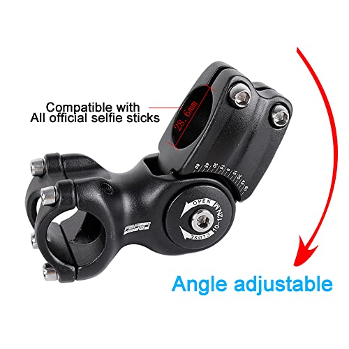 Third Person Perspective Handlebar Mount +114CM Invisible Selfie Stick for Bike Motorcycle Ride Tracking Shooting for Insta360 ONE X3,X2,X,RS,R 360 Camera